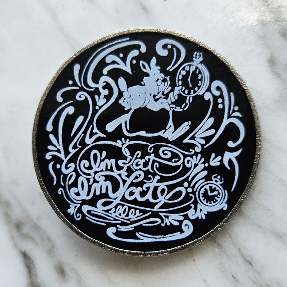 Disney | Jewelry | White Rabbit From Alice In Wonderland Im Late Im ...